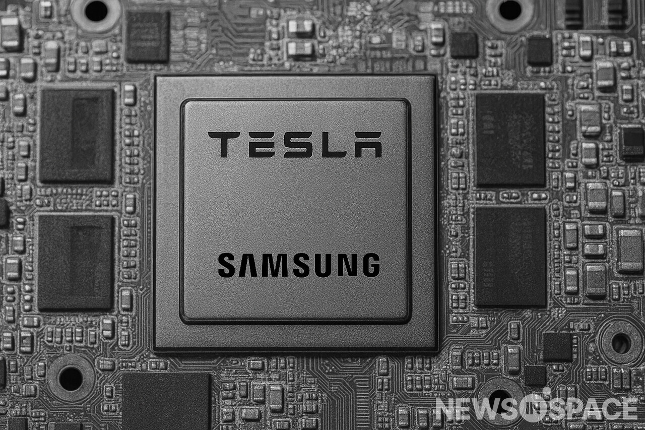 머스크, "삼성전자가 생산할 테슬라 AI6 칩, 역대 최고 수준 될 것"